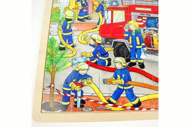 Maxi puzzle sheet firefighters - logopedicum
