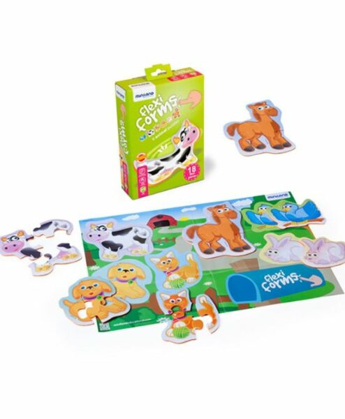 Puzzle Flexi Forms: Animales - logopedicum