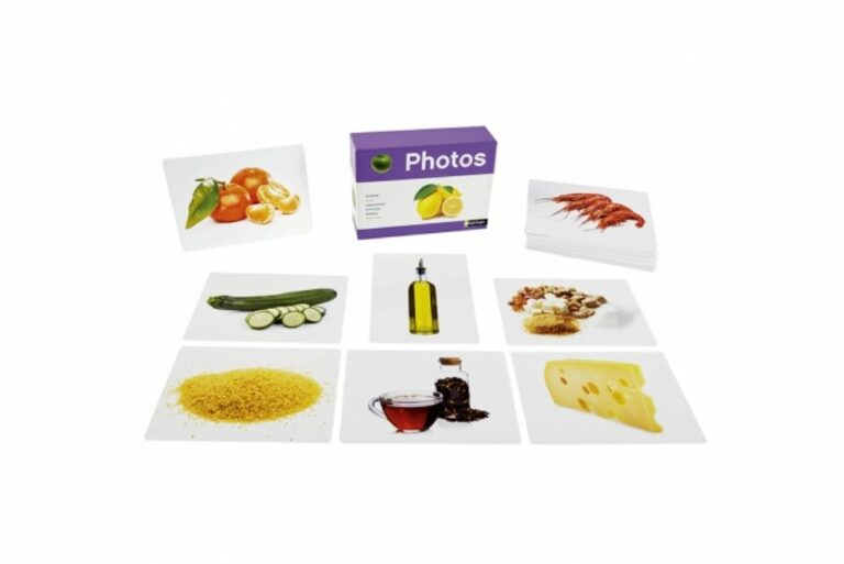 Caja de fotoimágenes maxi - Los alimentos - logopedicum