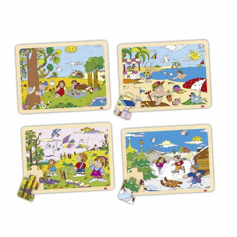 Set de puzzles - Las cuatro estaciones - logopedicum