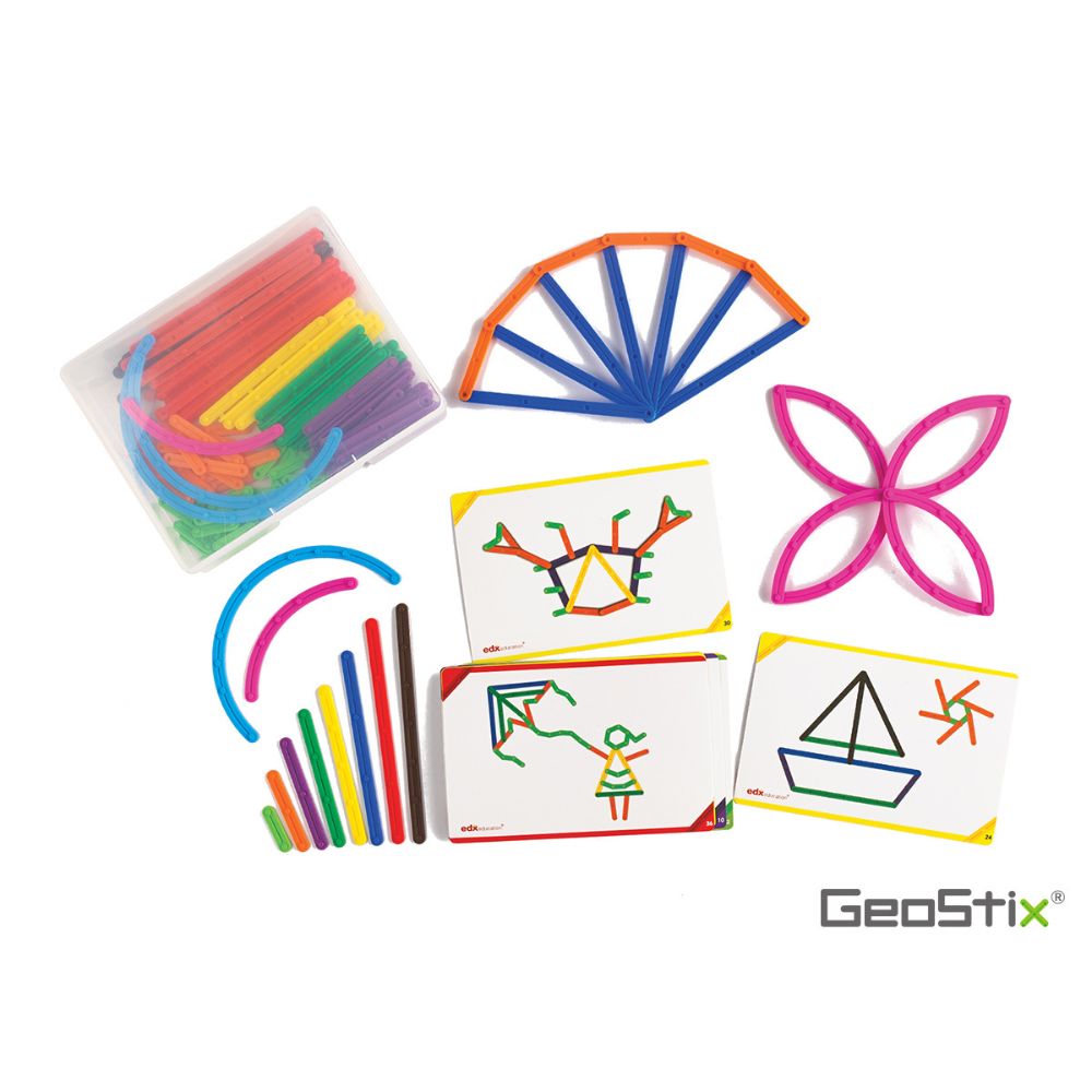 Construction Set - GeoStix® Fitting shapes - logopedicum