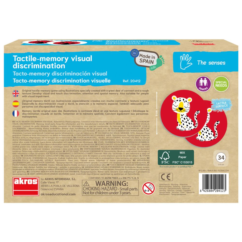 Tacto-memory discriminación visual - logopedicum