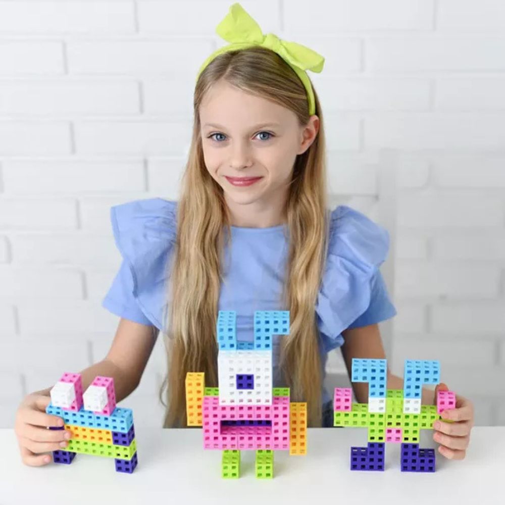 Bloques Meli Cube - Pastel - logopedicum