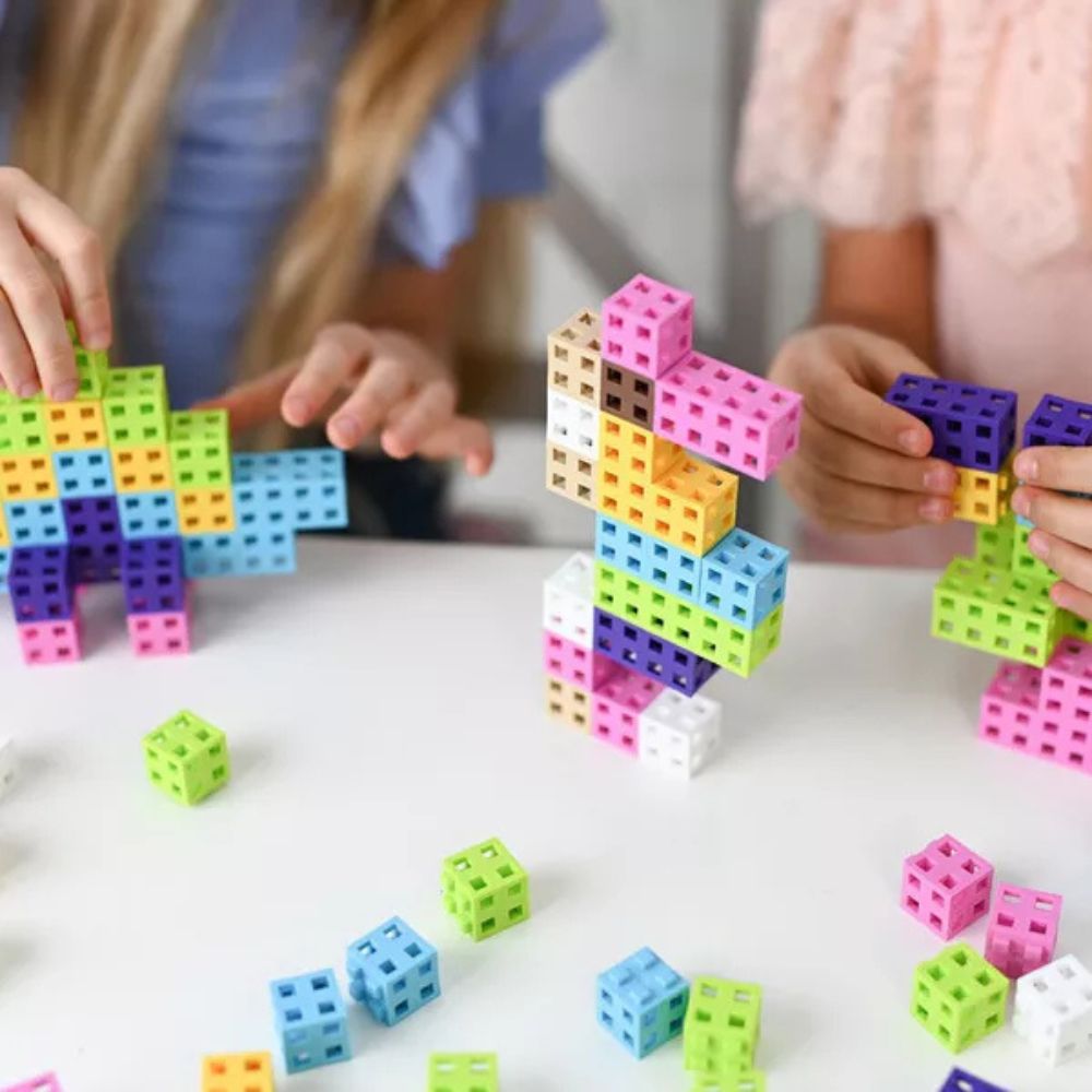 Bloques Meli Cube - Pastel - logopedicum